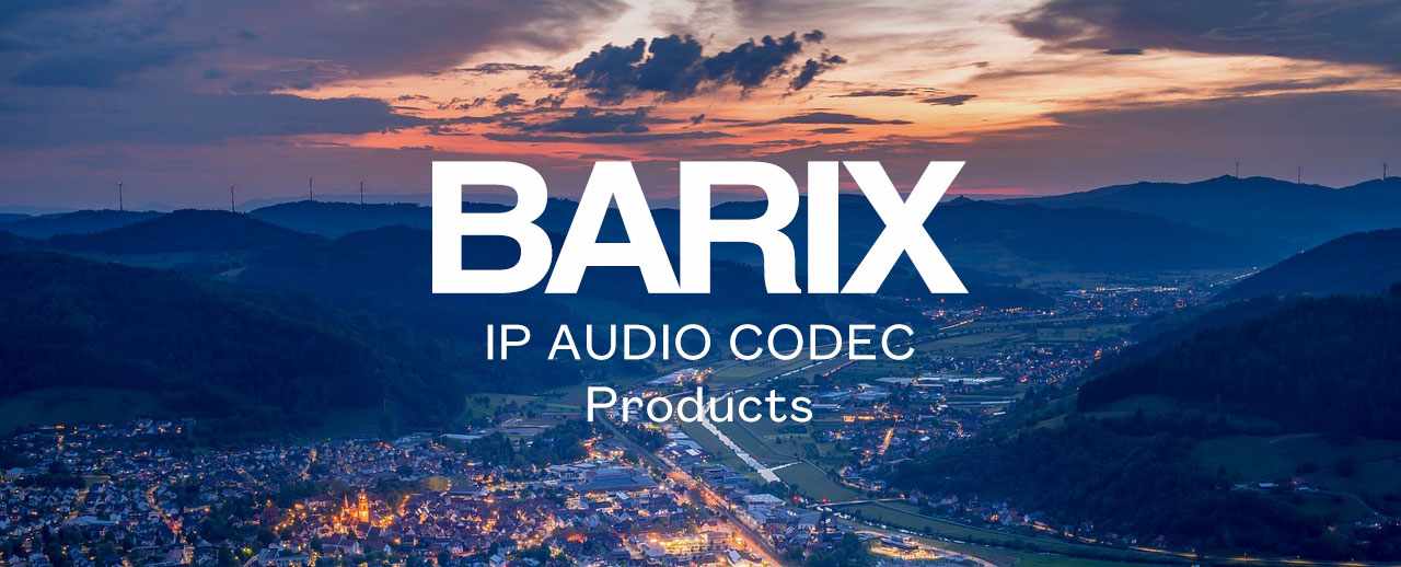 BARIX IP CODEC製品 | 株式会社ダブルビジョンズ